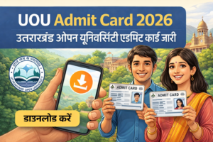 UOU Admit Card 2026 उत्तराखंड ओपन यूनिवर्सिटी एडमिट कार्ड जारी' डाउनलोड