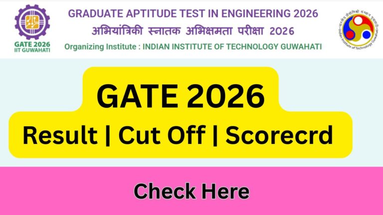 GATE Result 2026 (Out @19 March), Scorecard, Cutoff, Topper's